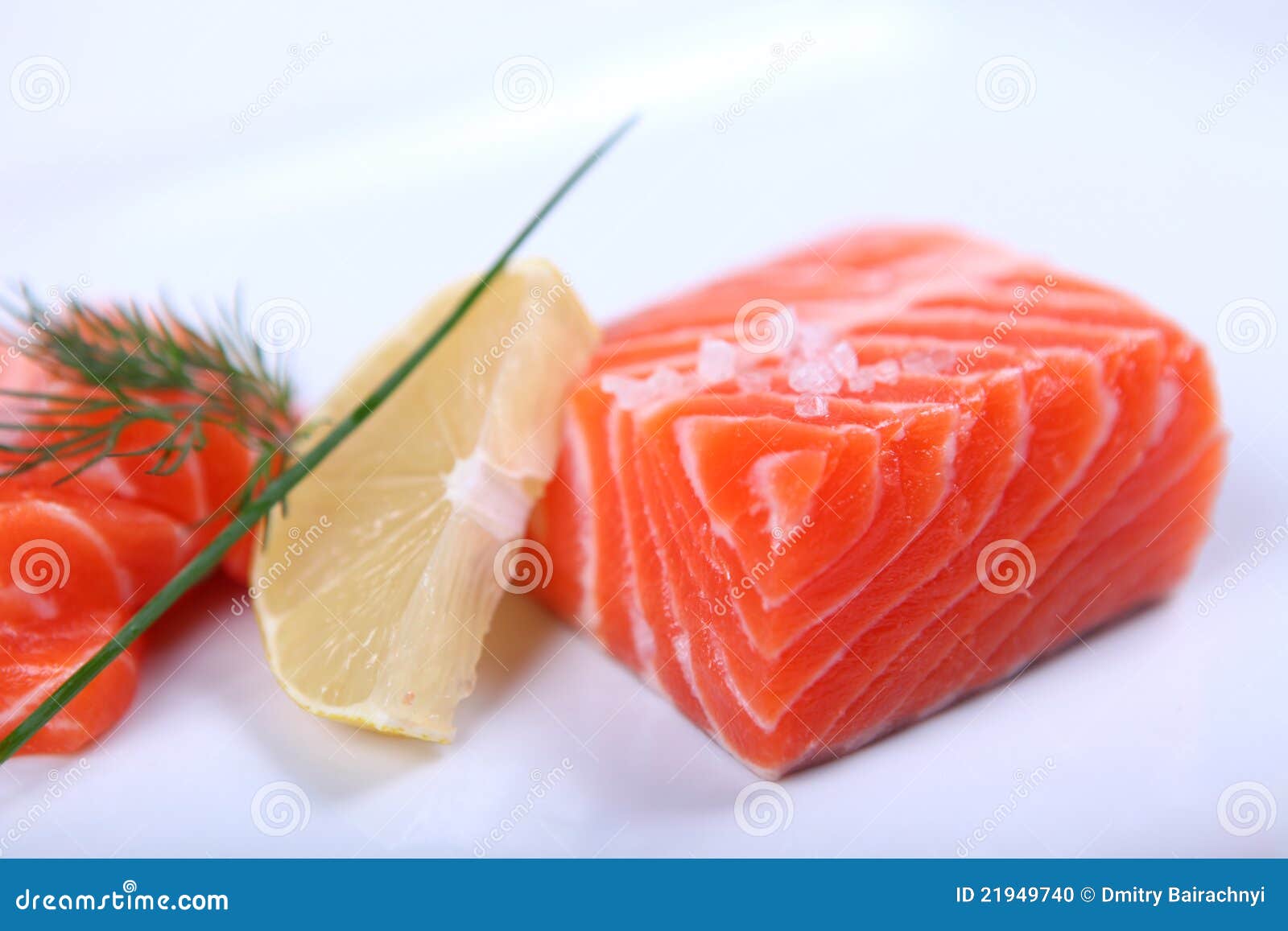 Fresh salmon stock photo. Image of meal, delicious, lemon - 21949740