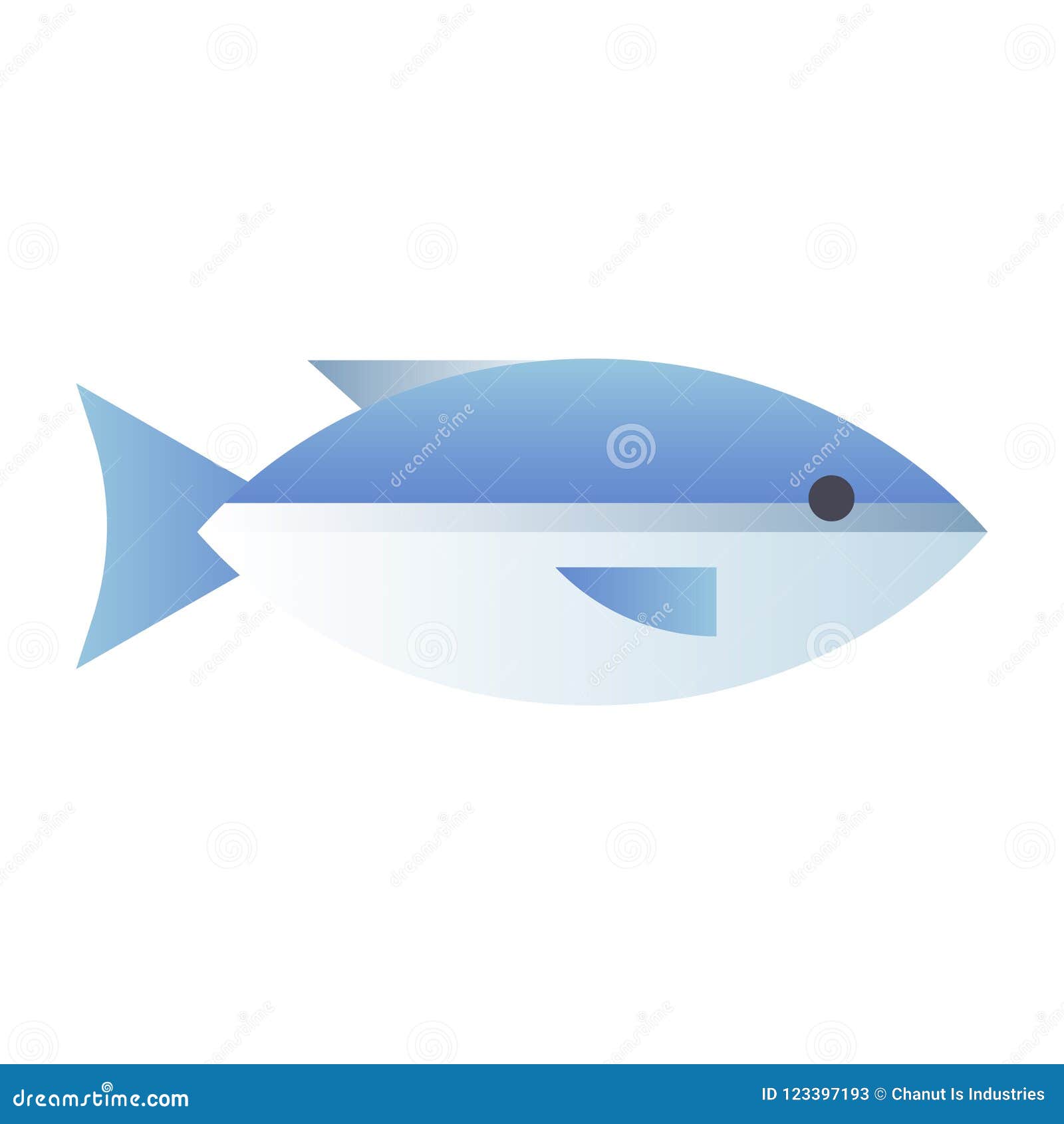 Salmon Gradient Illustration Stock Vector - Illustration of nutrition ...