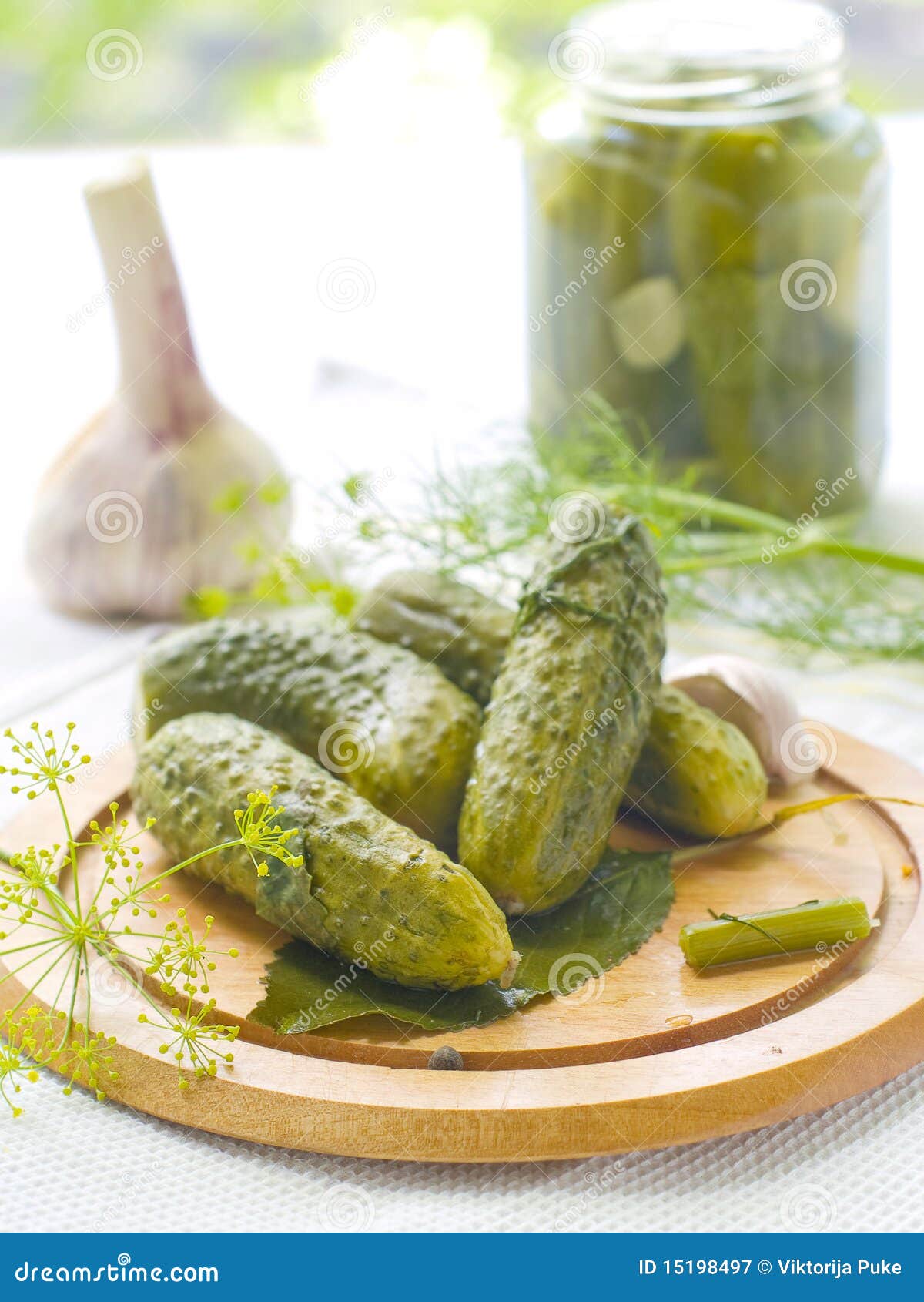 Fresh salted cucumber stock image. Image of appetizer - 15198497