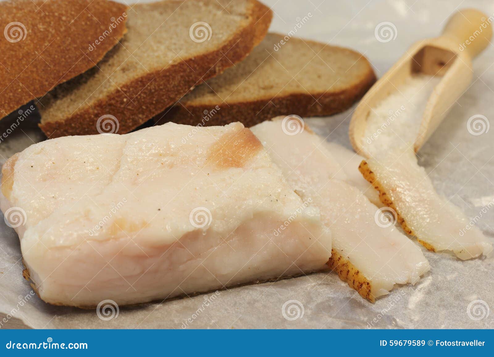 Fresh salted lard stock image. Image of piece, lard, soft - 59679589
