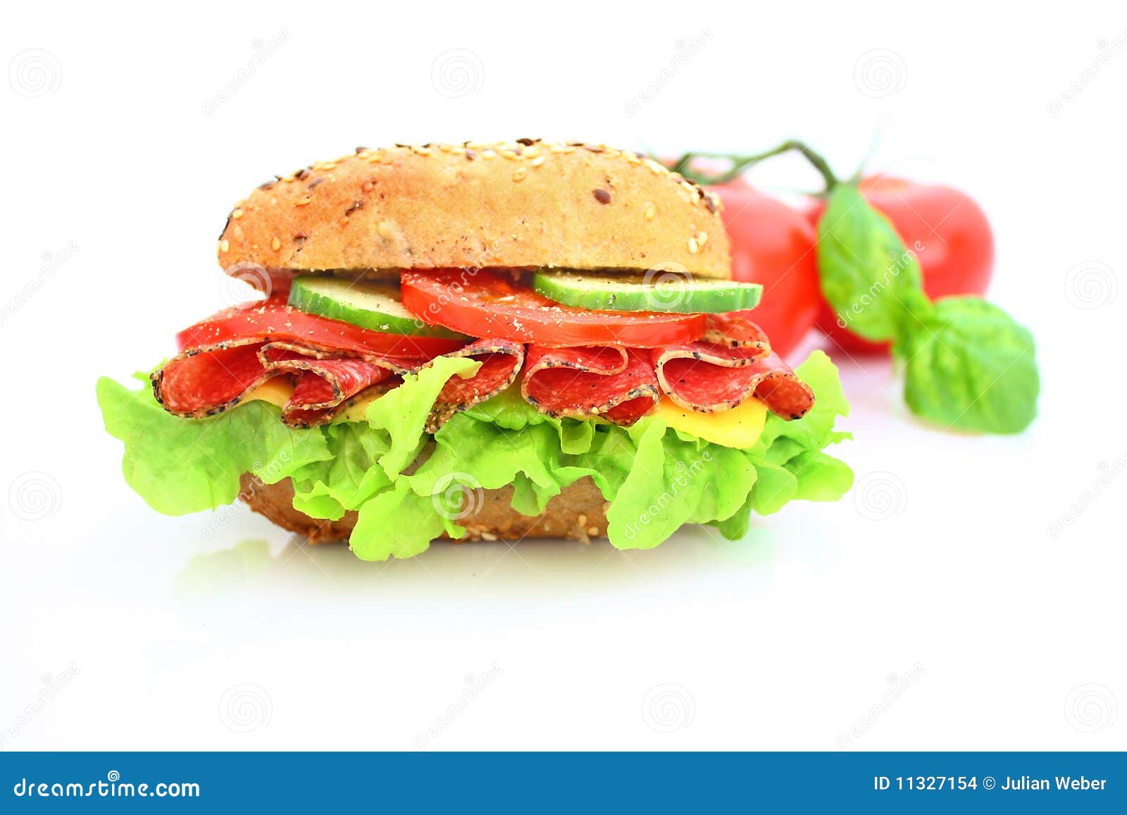 Fresh sandwich stock photo. Image of background, breakfast - 11327154