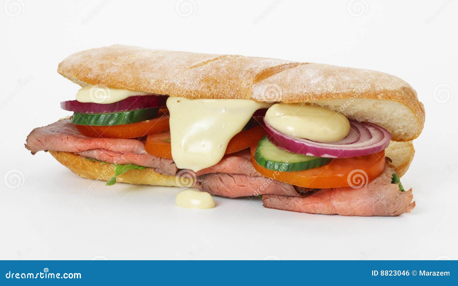 Fresh sandwich stock photo. Image of calories, delicious - 8823046