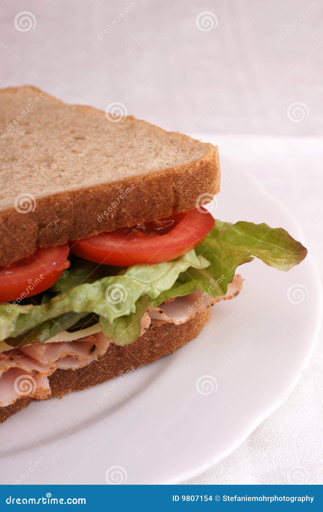 Fresh sandwich stock photo. Image of wholegrain, fresh - 9807154