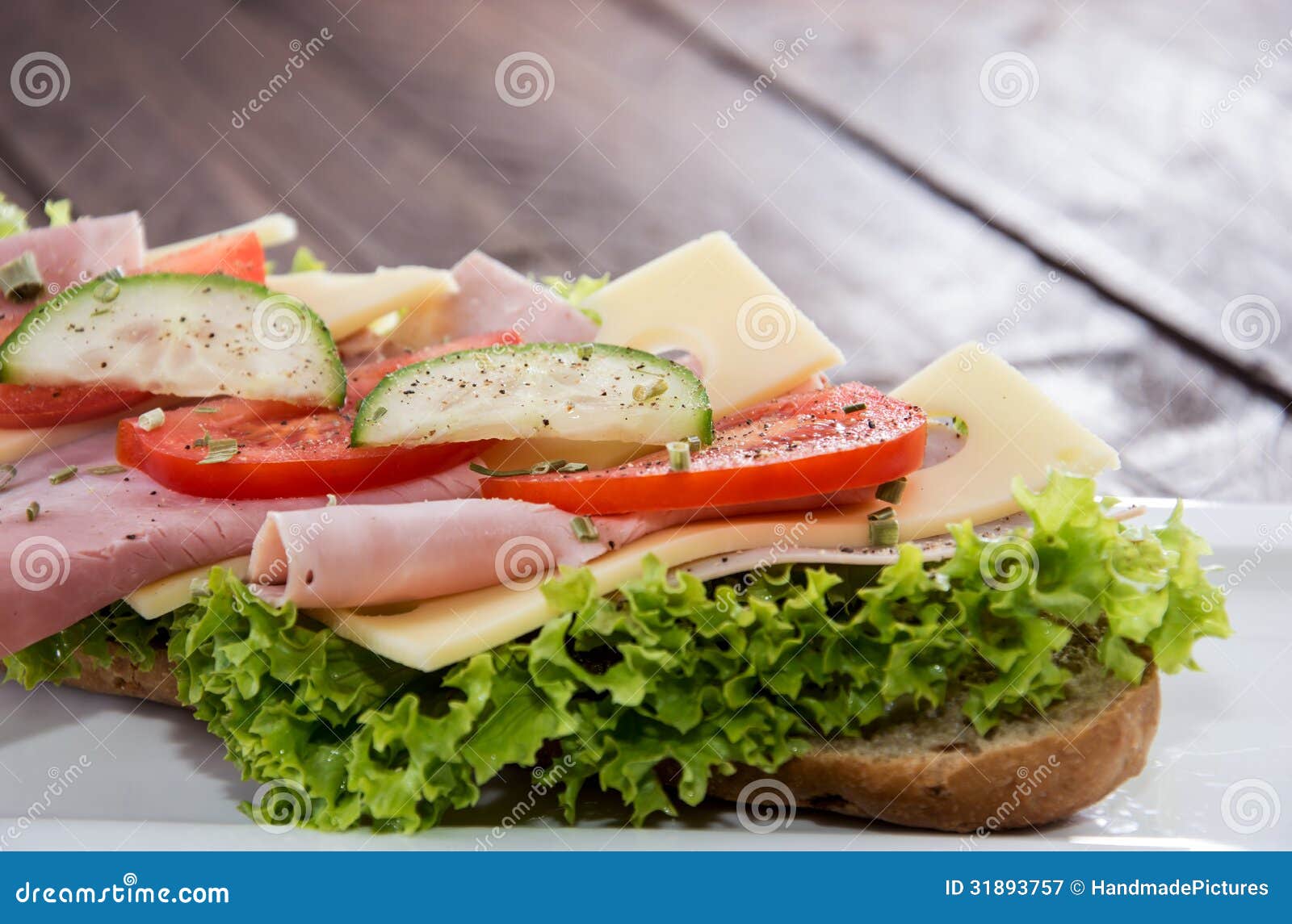 Fresh Sandwich stock image. Image of fresh, meat, tasty - 31893757
