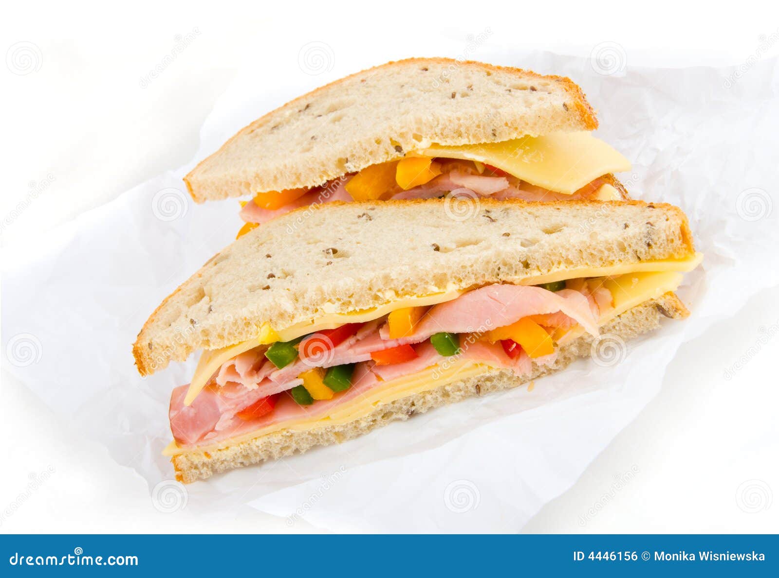 Fresh Sandwitch stock photo. Image of loaf, cheese, vegetables - 4446156