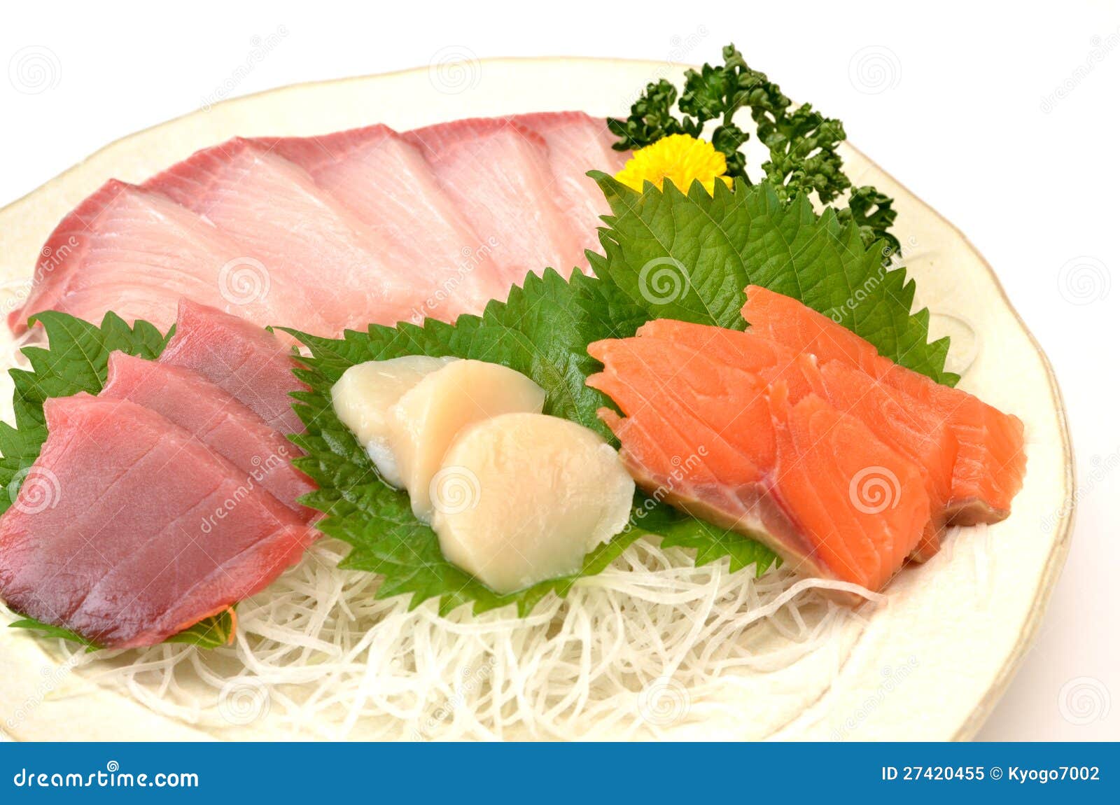 Fresh sashimi stock image. Image of japan, meal, yellowtail - 27420455