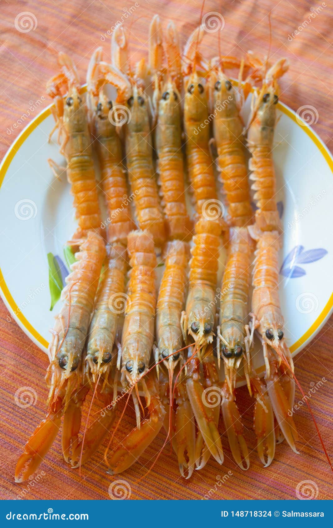 Fresh Scampi of Mediterranean Sea Stock Photo - Image of crawfish ...
