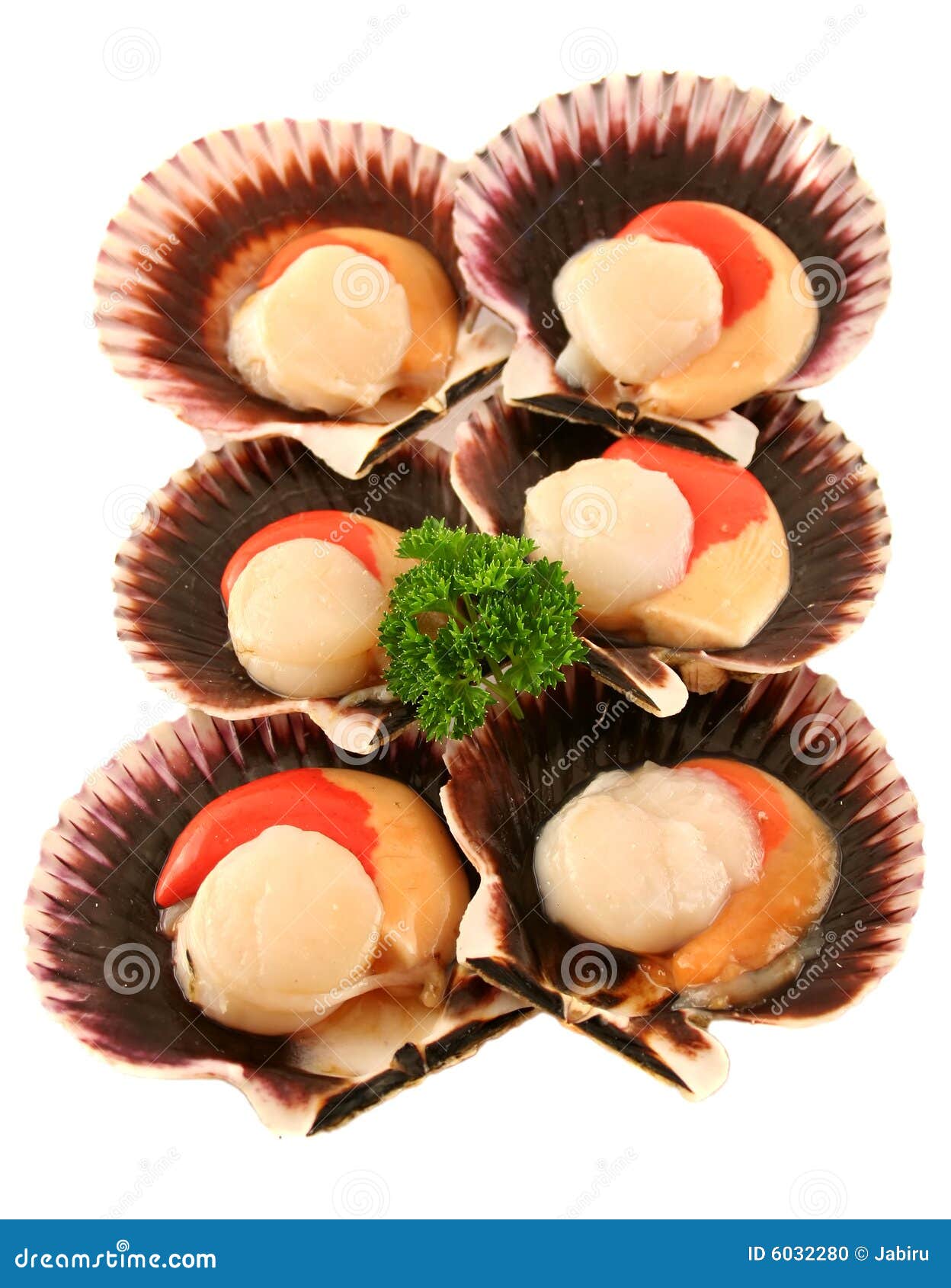 Fresh Sea Scallops stock photo. Image of wholesome, lunch - 6032280