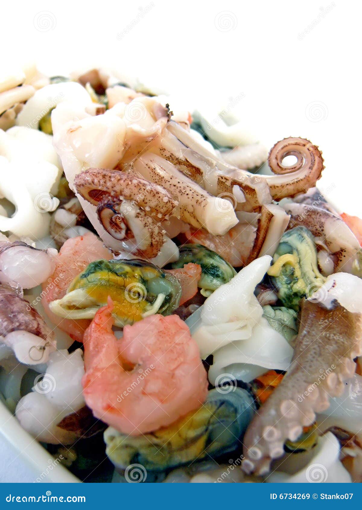 Fresh seafood stock image. Image of diet, fried, gastronomy - 6734269