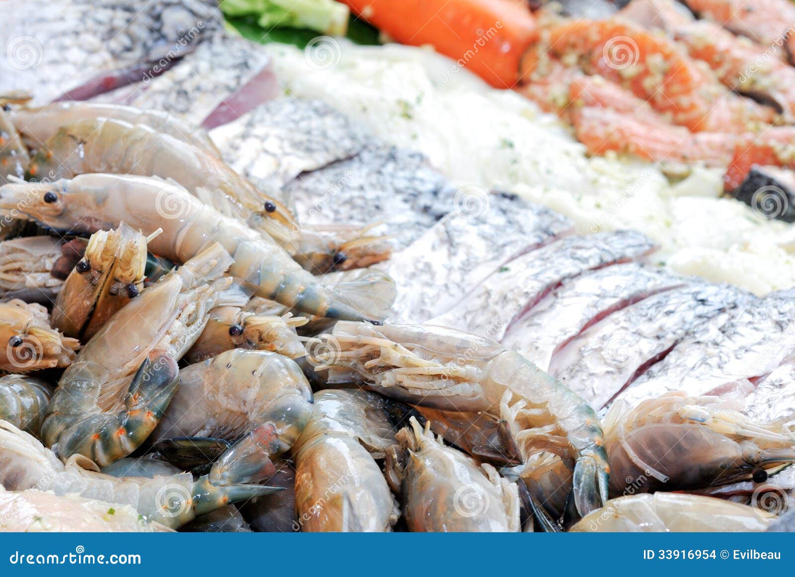 Fresh seafood stock photo. Image of orange, octopus, ocean - 33916954