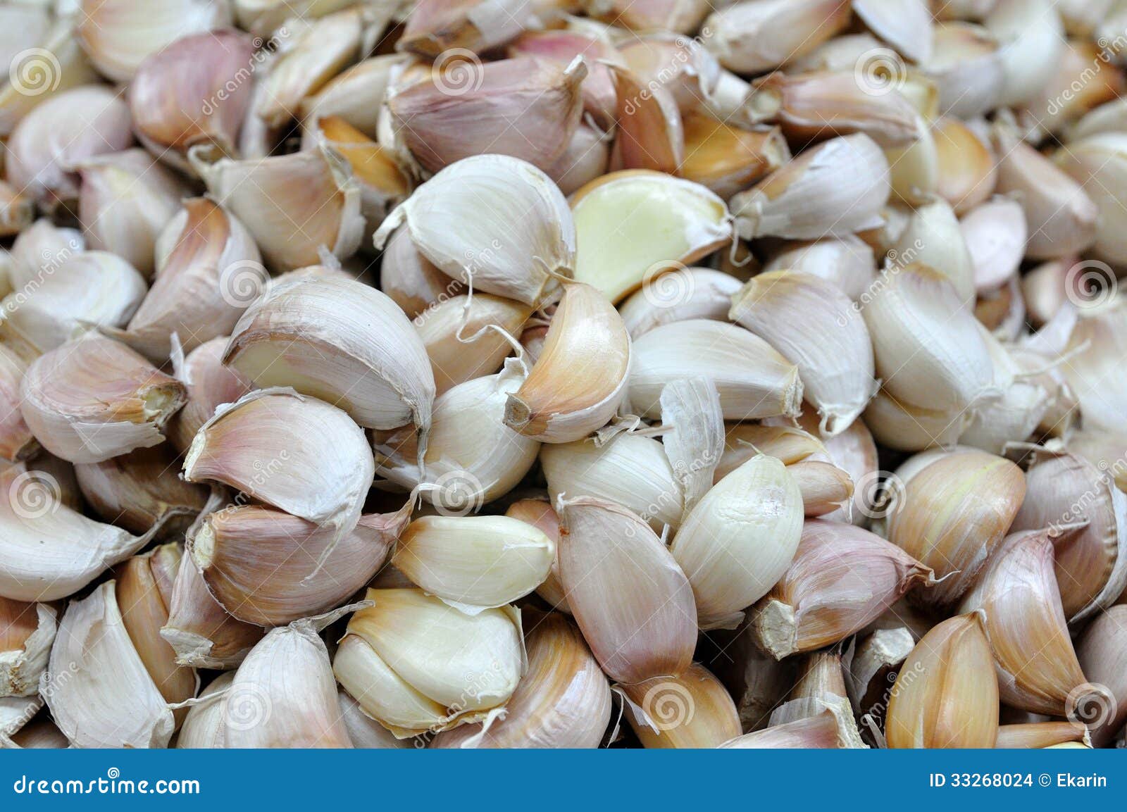 Fresh Seeds Of Garlic For Background. Stock Images - Image: 33268024