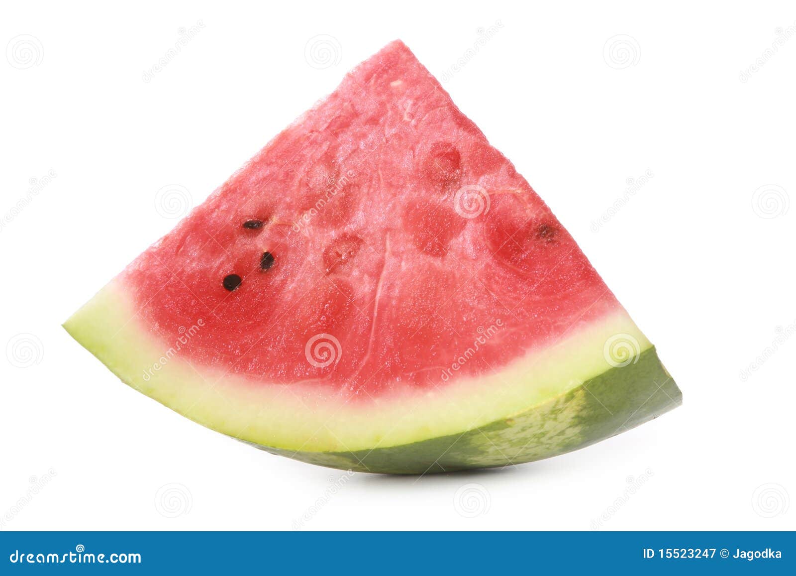 Fresh Segment of a Watermelon Stock Image - Image of slice, eating ...