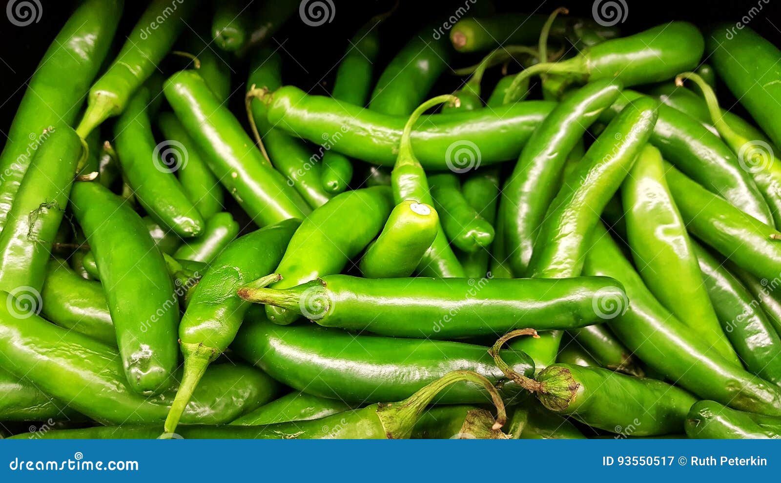 Fresh Serrano Peppers stock image. Image of organic, produce - 93550517