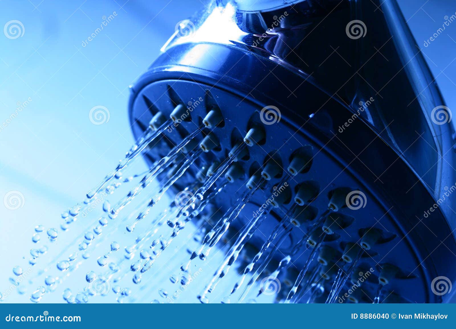 Fresh shower stock photo. Image of relaxing, flowing, everyday - 8886040