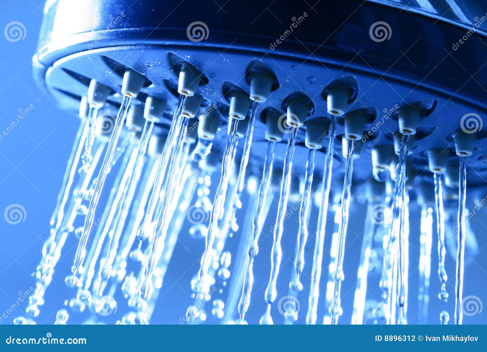 Fresh shower stock photo. Image of fresh, droplets, drain - 8896312