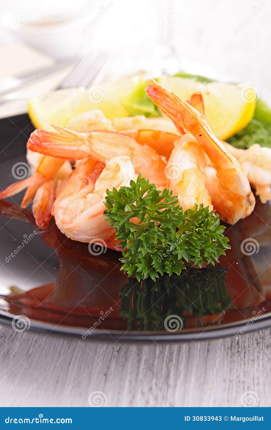 Fresh shrimp stock image. Image of restaurant, cuisine - 30833943