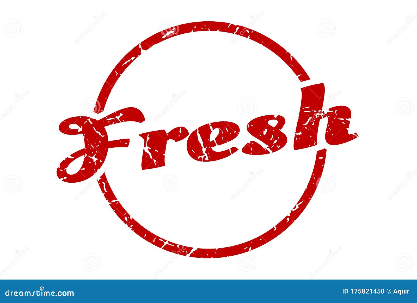 Fresh Sign. Fresh Round Vintage Stamp Stock Vector - Illustration of ...