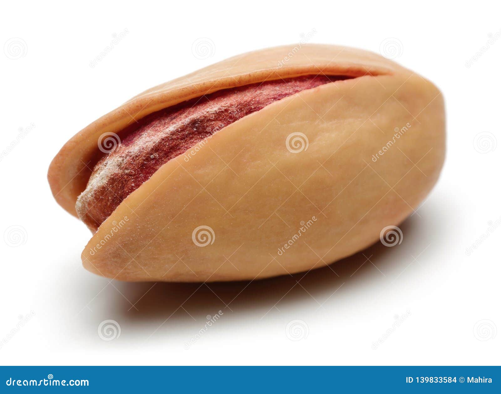 Fresh Single Pistachio Isolated on White Stock Photo - Image of healthy ...