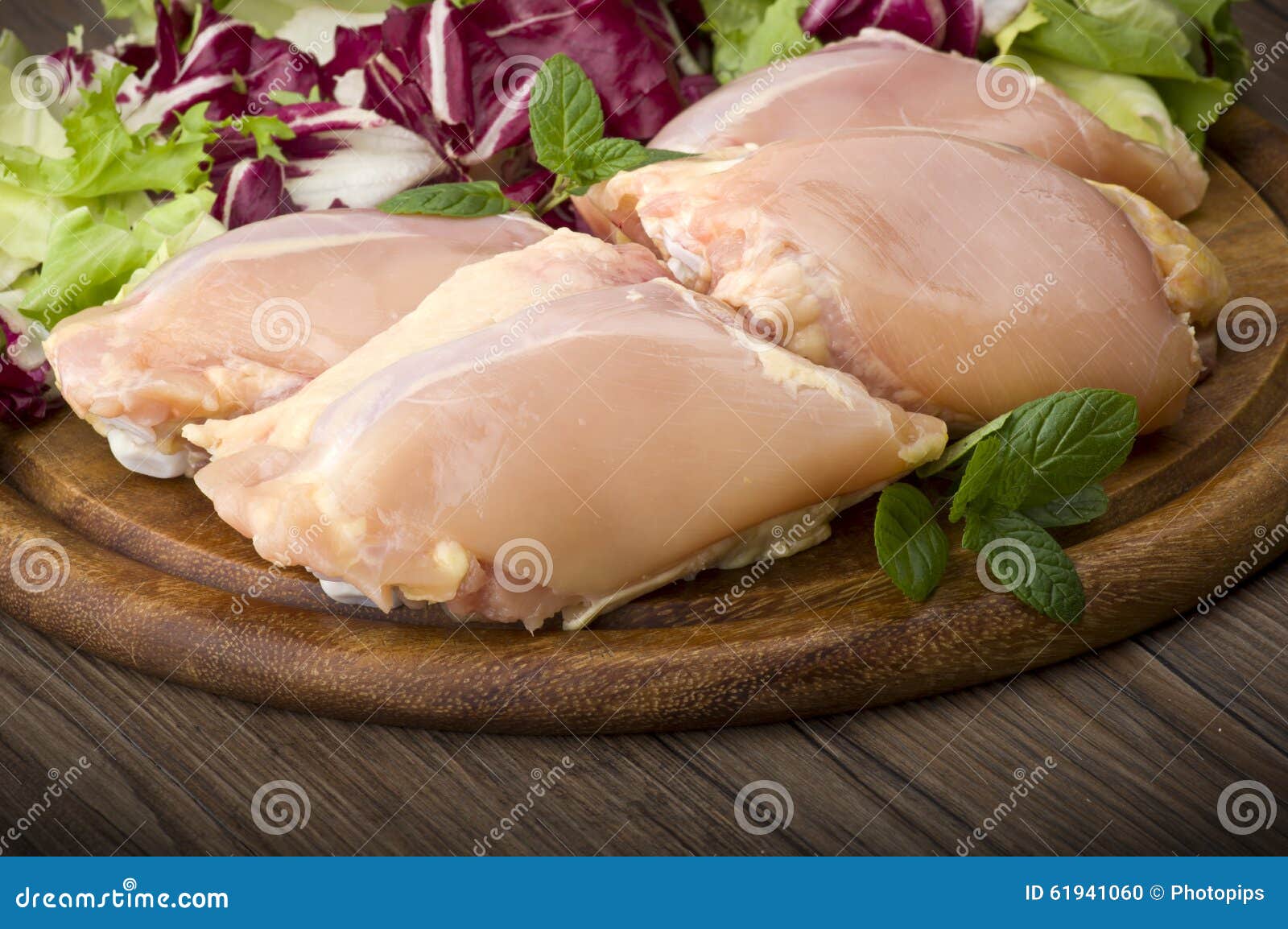 Fresh skinless chicken stock photo. Image of cutting - 61941060