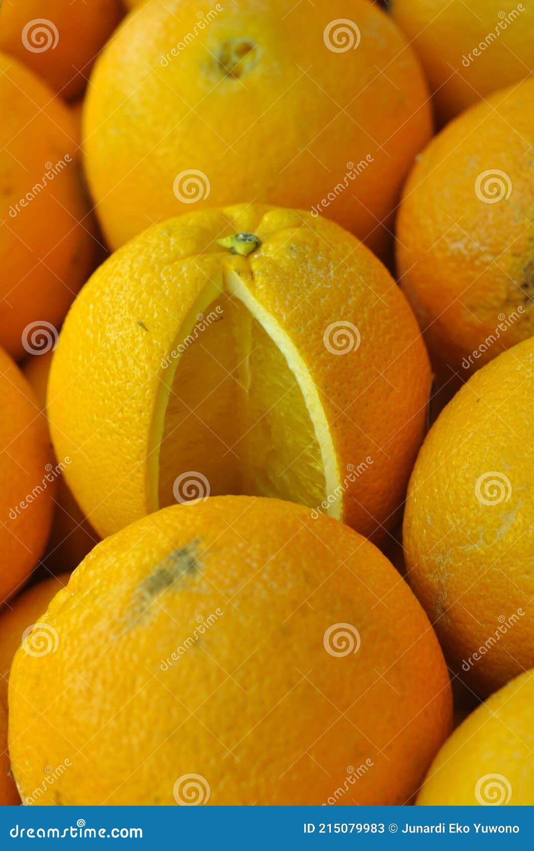 Fresh Slashed Orange at Fruit Shop Stock Image - Image of apple ...