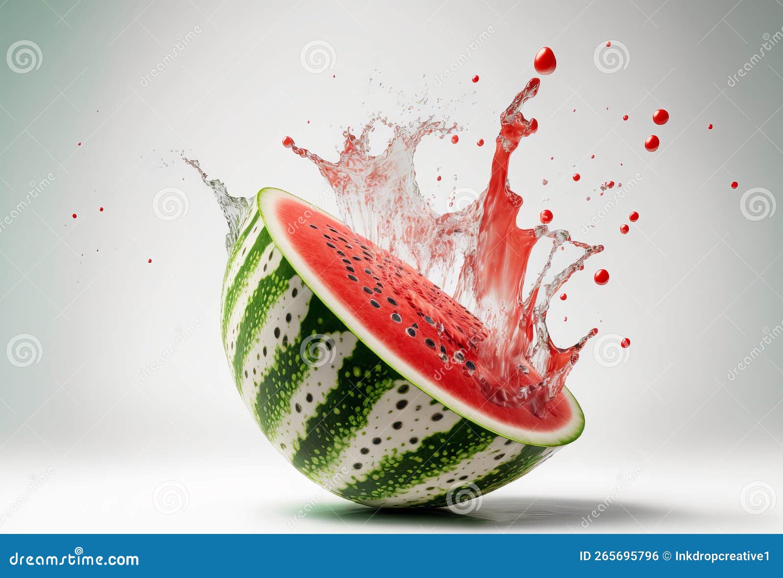 Fresh Slice of Watermelon Exploding with Juice. Generative Ai Stock ... Fresh Slice of Watermelon Exploding with Juice. Generative Ai Stock ...