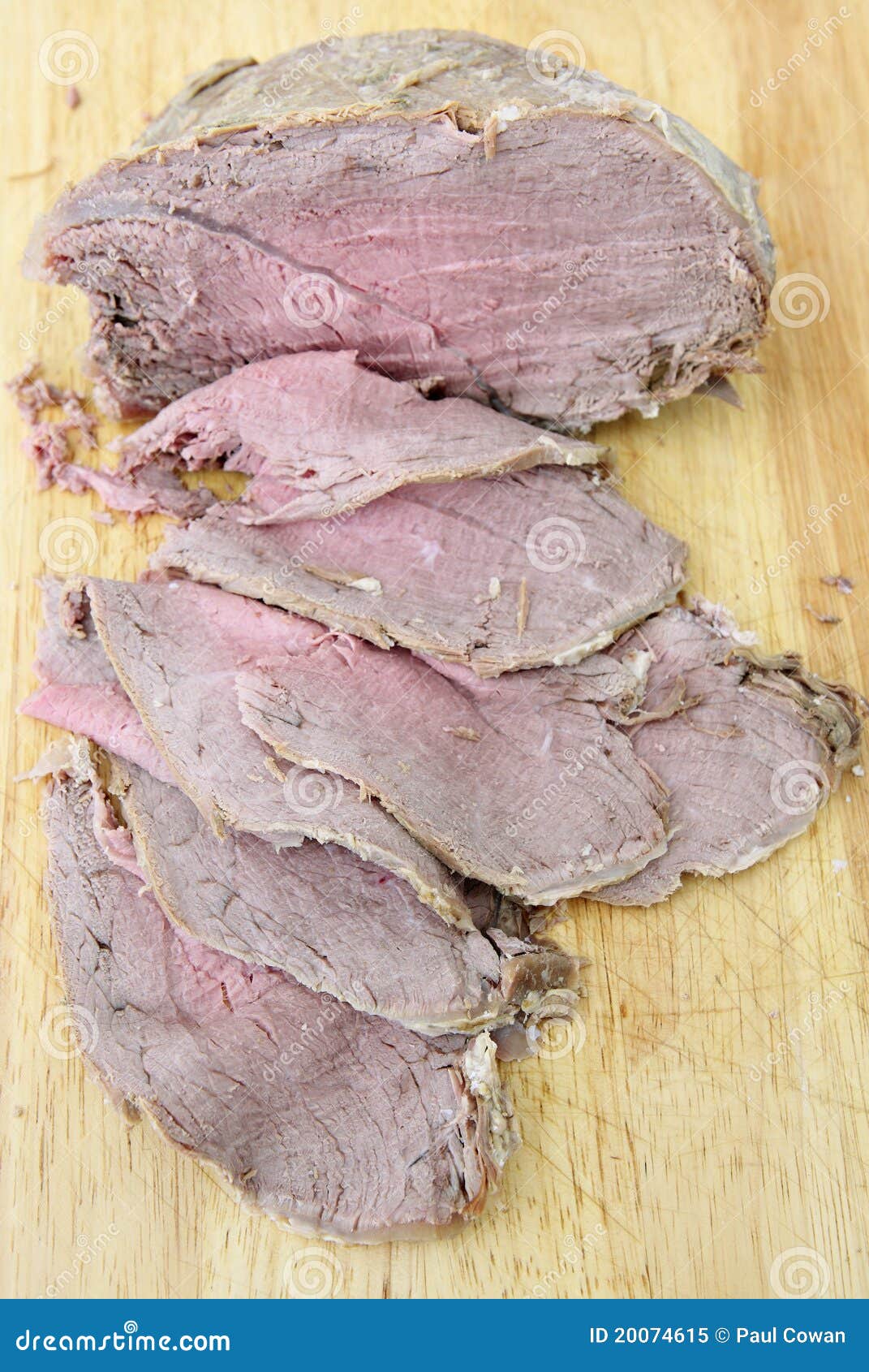 Fresh sliced beef stock image. Image of carved, angle - 20074615