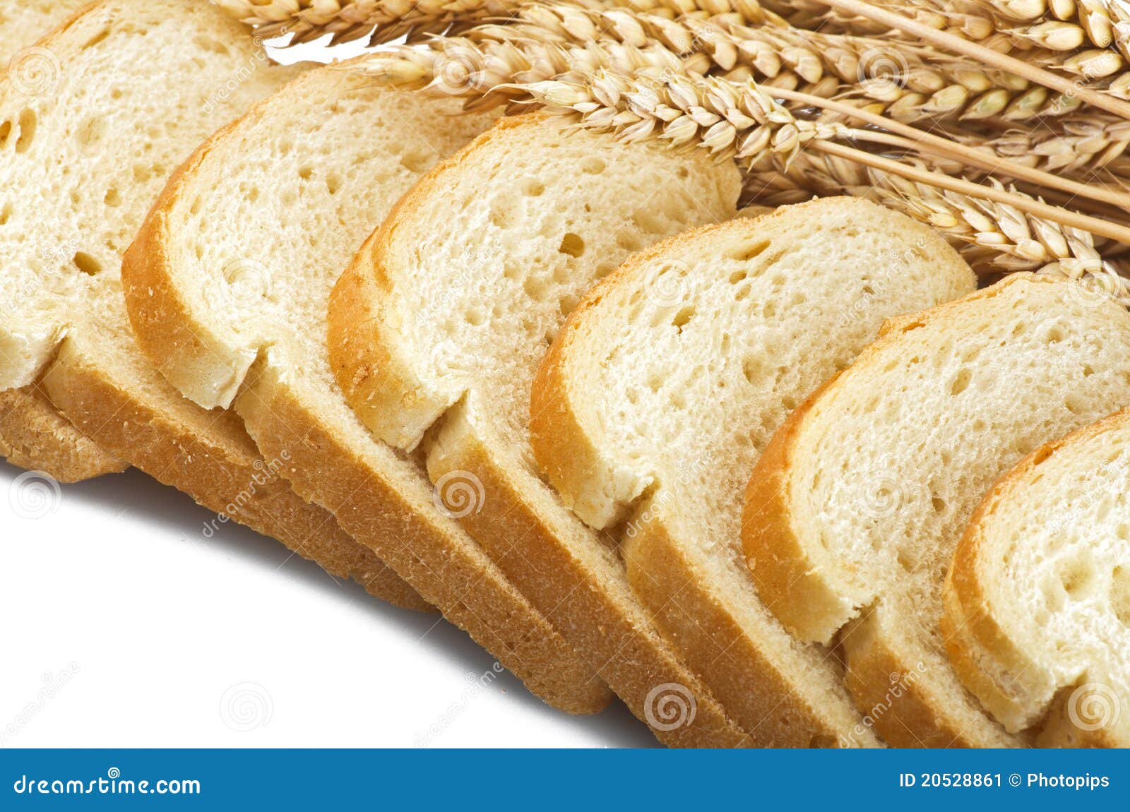 Fresh sliced bread stock image. Image of background, sliced - 20528861