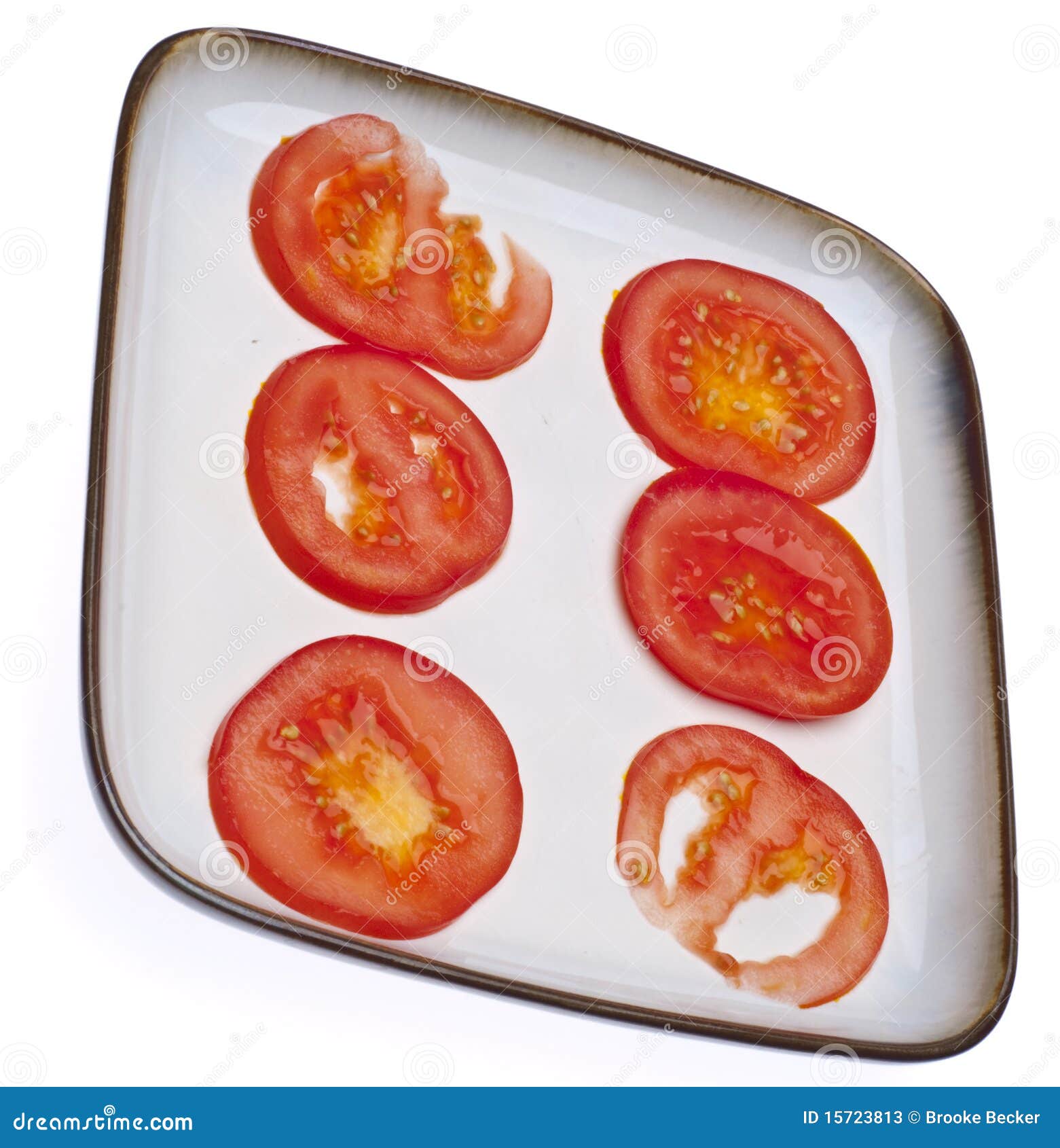 Fresh Sliced Tomatoes stock image. Image of food, produce - 15723813