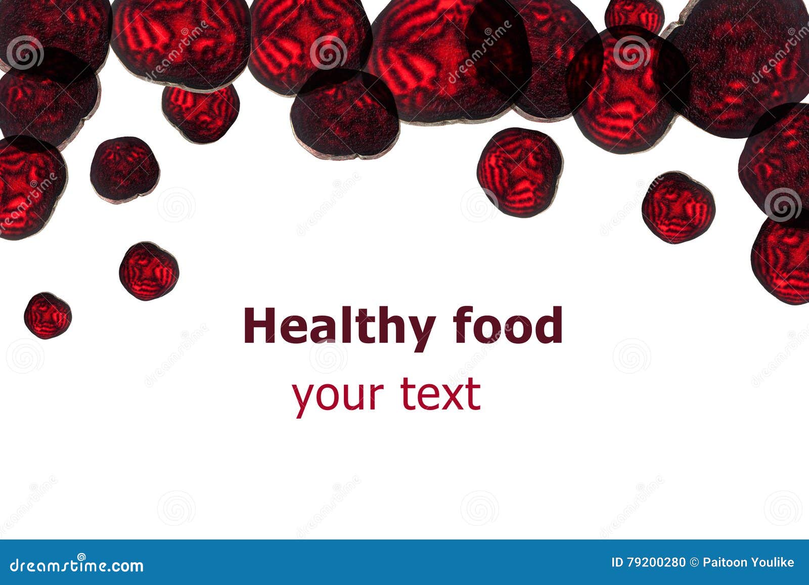 Fresh Slices Red Beet Root Design Stock Illustration - Illustration of ...