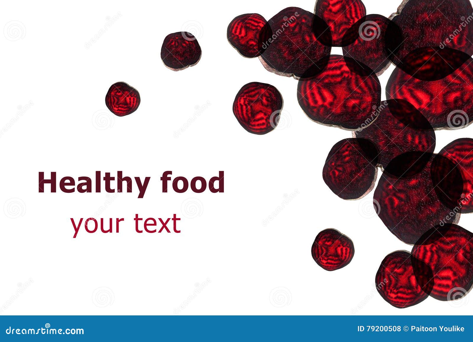 Fresh Slices Red Beet Root Design Stock Illustration - Illustration of ...