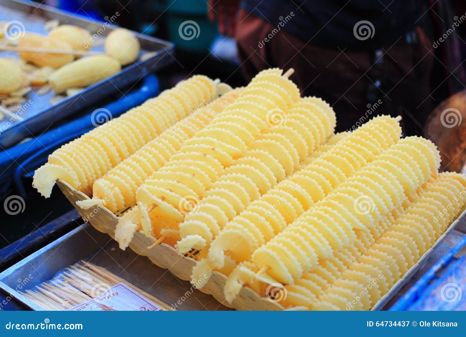 Fresh slide potato stock image. Image of slide, cuisine - 64734437