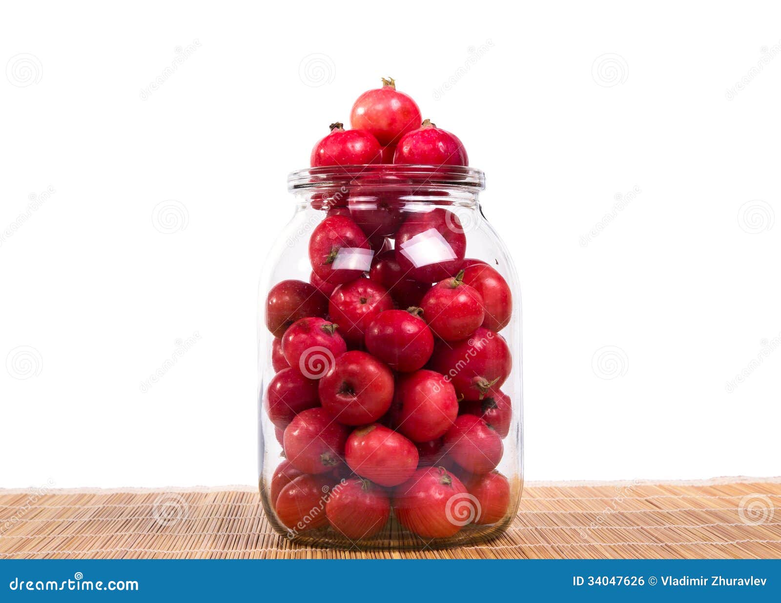 Fresh small red apples stock photo. Image of studio, organic - 34047626