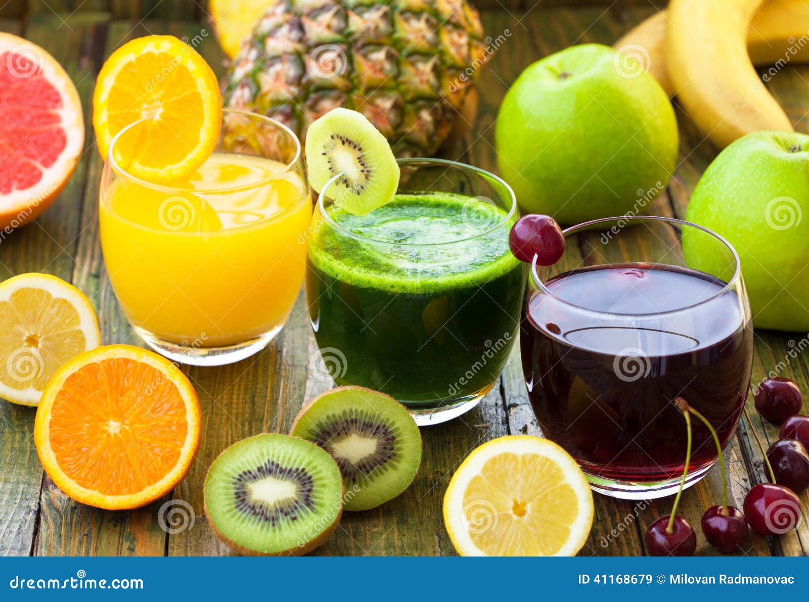 Fresh smoothies stock image. Image of pineapple, juice - 41168679