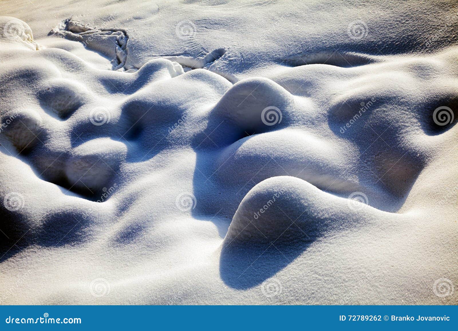 Fresh snow cover stock photo. Image of background, surface - 72789262