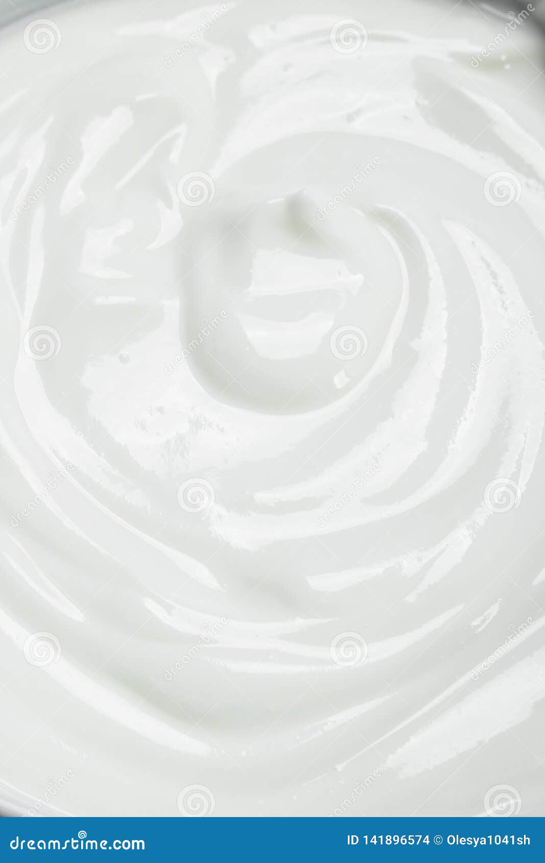 Fresh sour cream texture stock photo. Image of sauce - 141896574