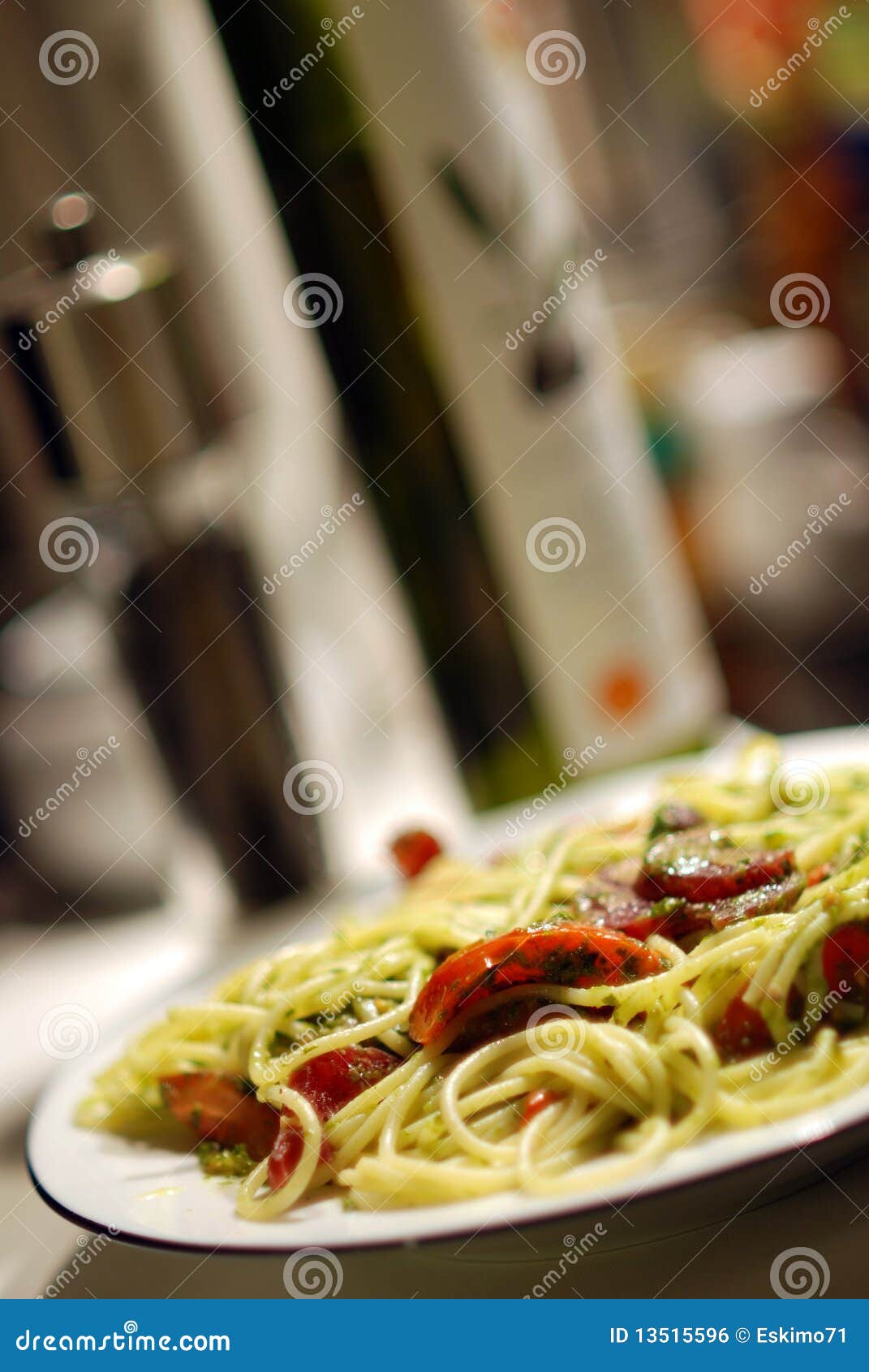 Fresh spaghetti stock photo. Image of pasta, meal, food - 13515596