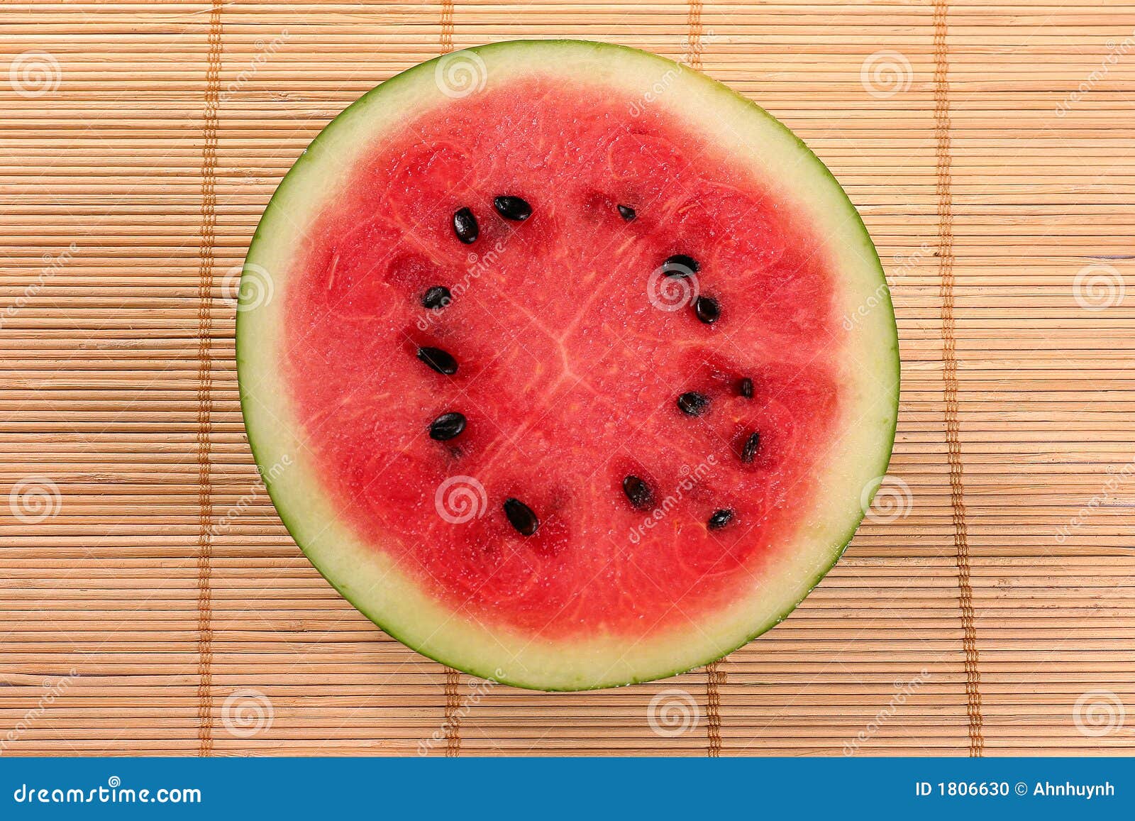 Fresh sphere water melon stock photo. Image of seed, striped - 1806630