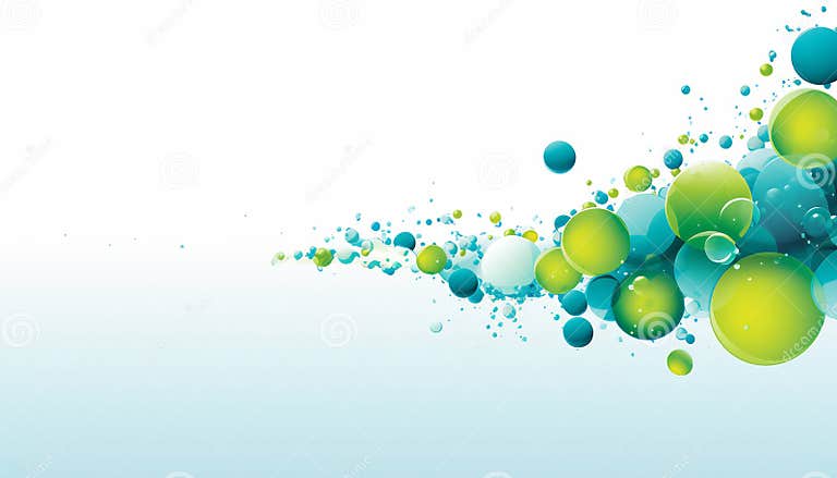 Fresh Spring Bubbles Abstract Background Stock Image - Image of vibrant ...