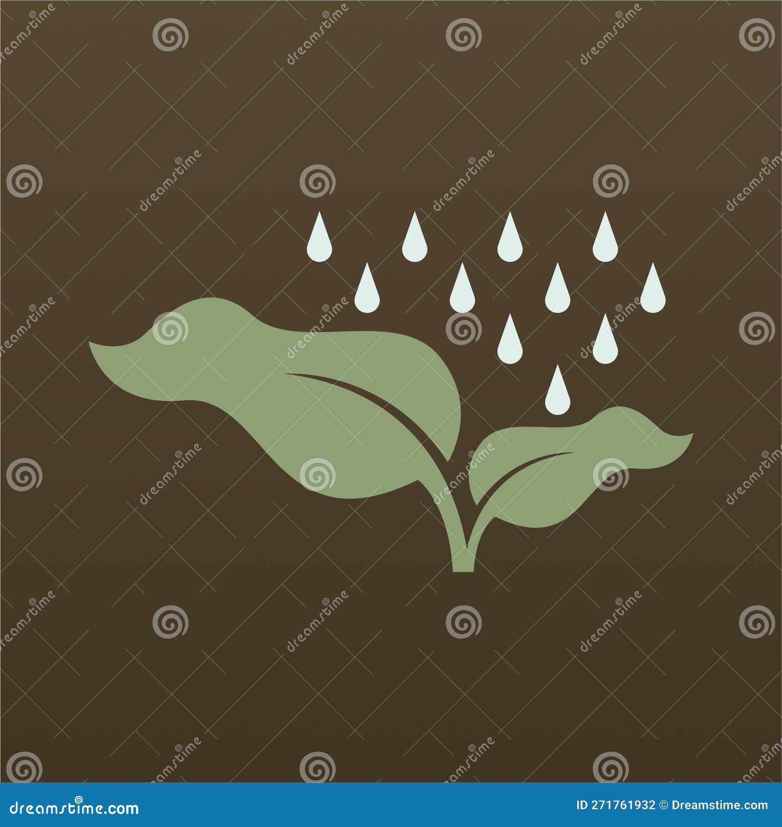 Fresh sprout logo template stock vector. Illustration of farm - 271761932