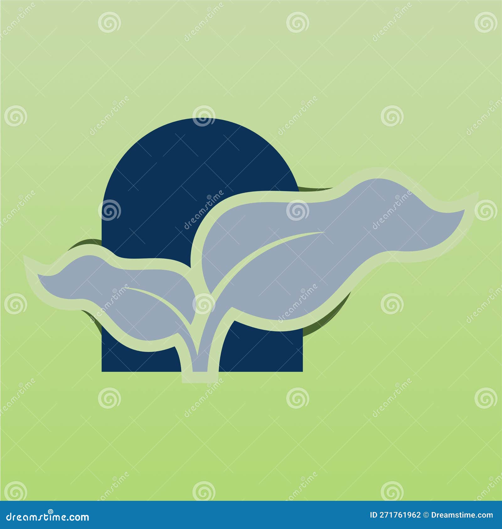 Fresh sprout logo template stock illustration. Illustration of design ...