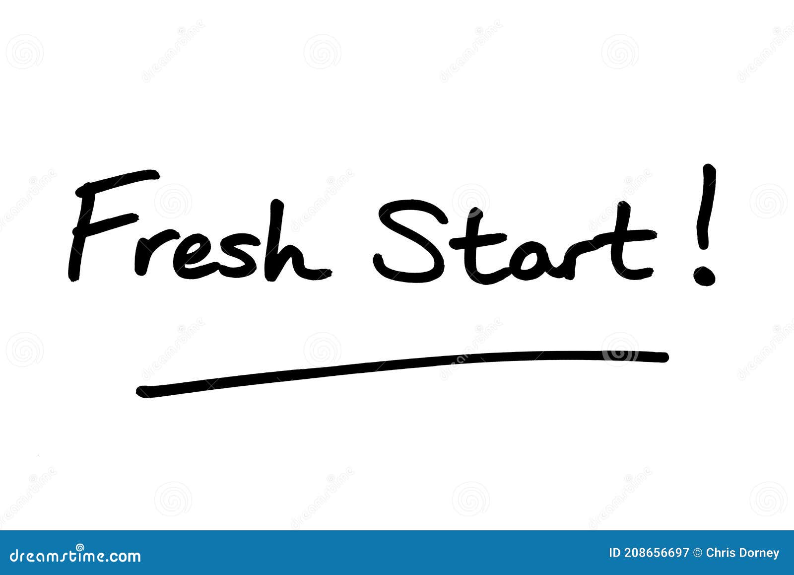 Fresh Start stock illustration. Illustration of background - 208656697