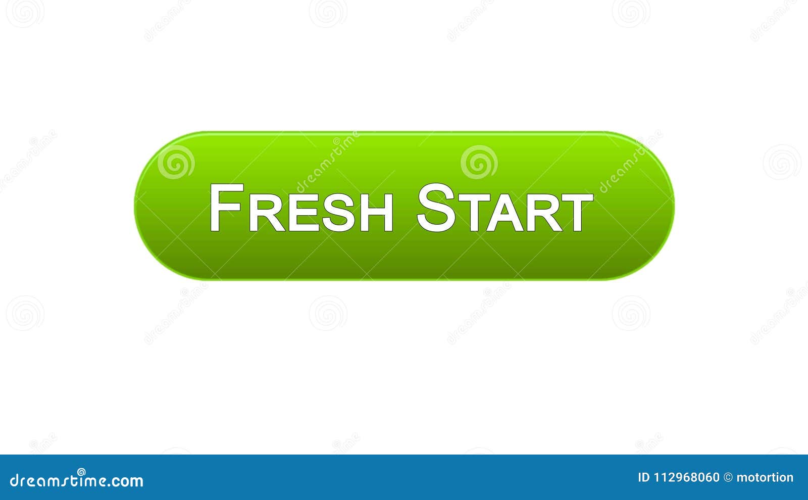 Fresh Start Web Interface Button Green Color, Business Innovation, Site ...