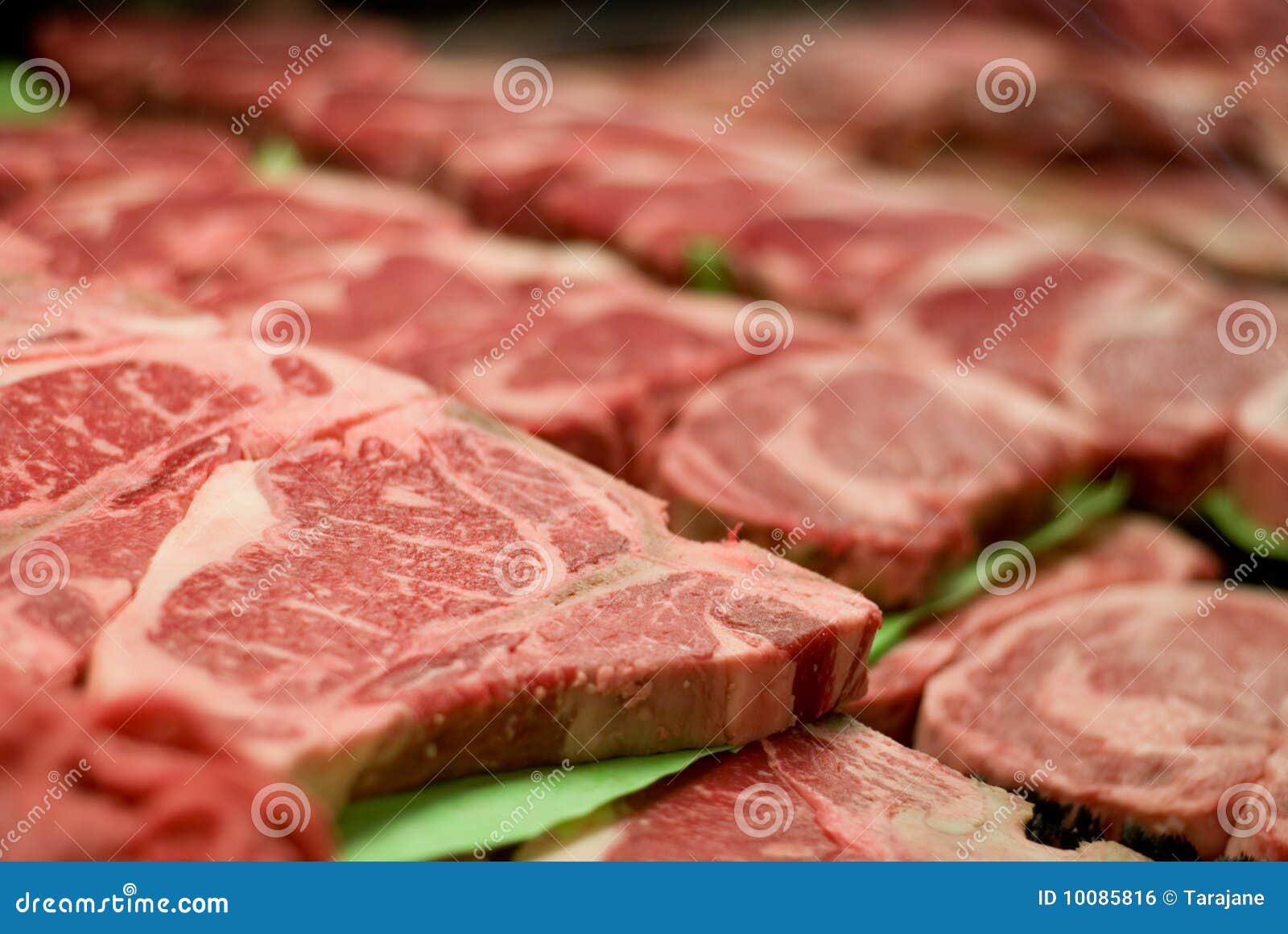 Fresh Steaks stock photo. Image of steak, butcher, bone - 10085816