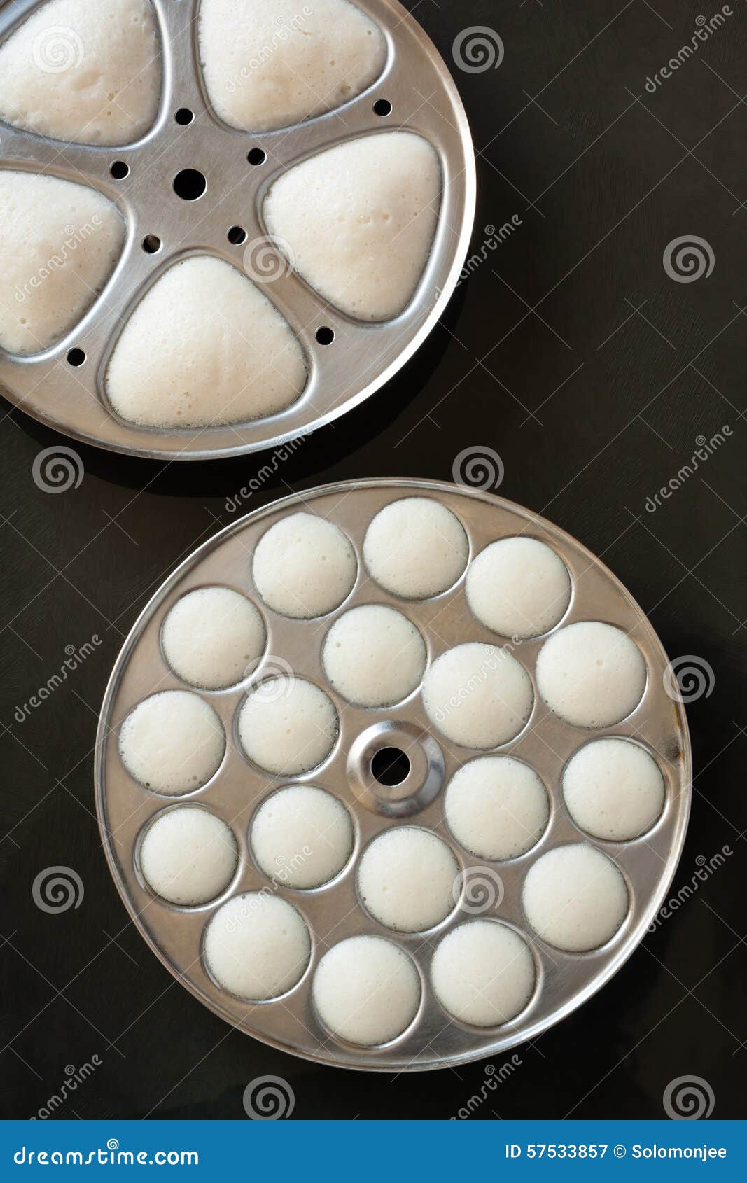Fresh Steamed Indian Idly in Trays Stock Image - Image of view, healthy ...