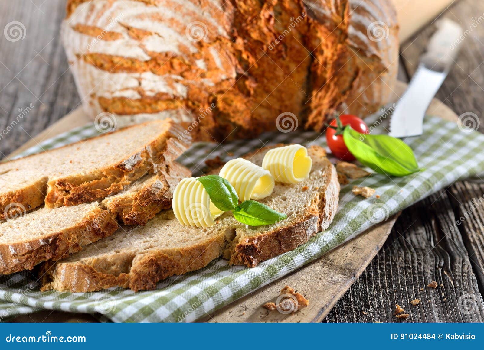 Fresh Stone Oven Baked Bread Stock Photo - Image of cereal, nutrition ...