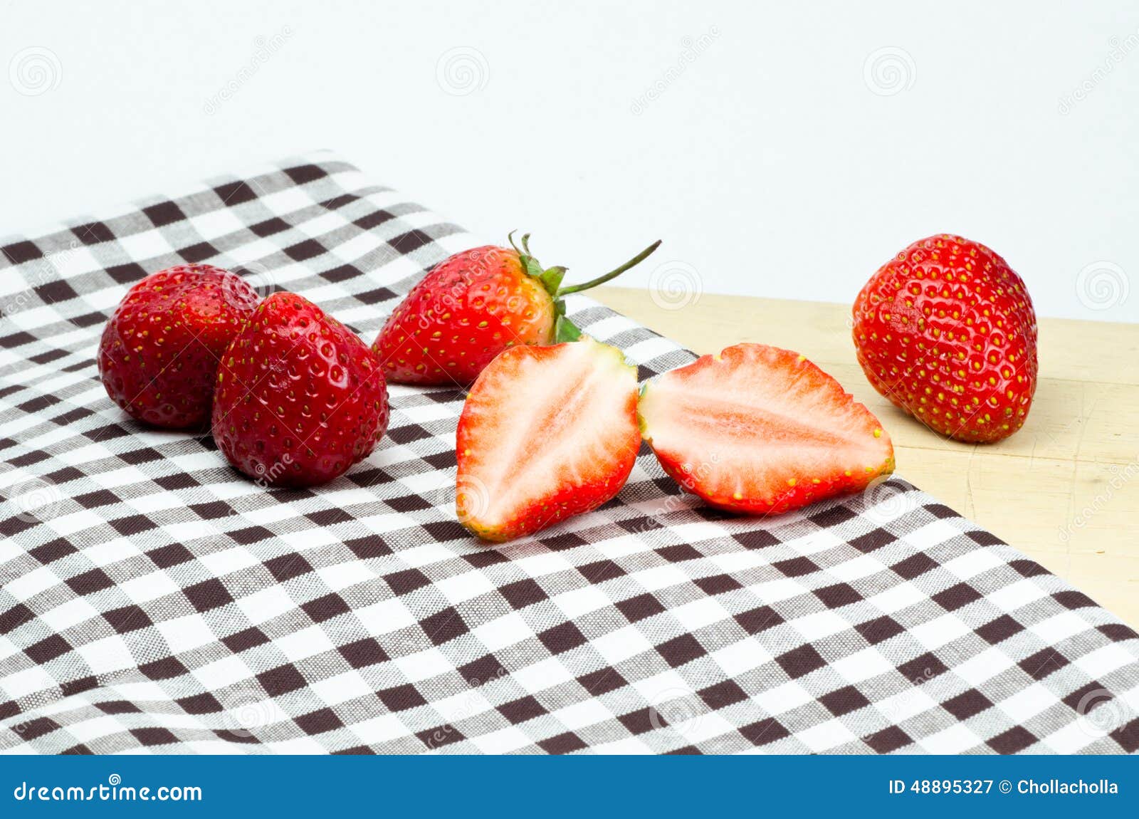 Fresh strawberries stock image. Image of sensual, garden - 48895327