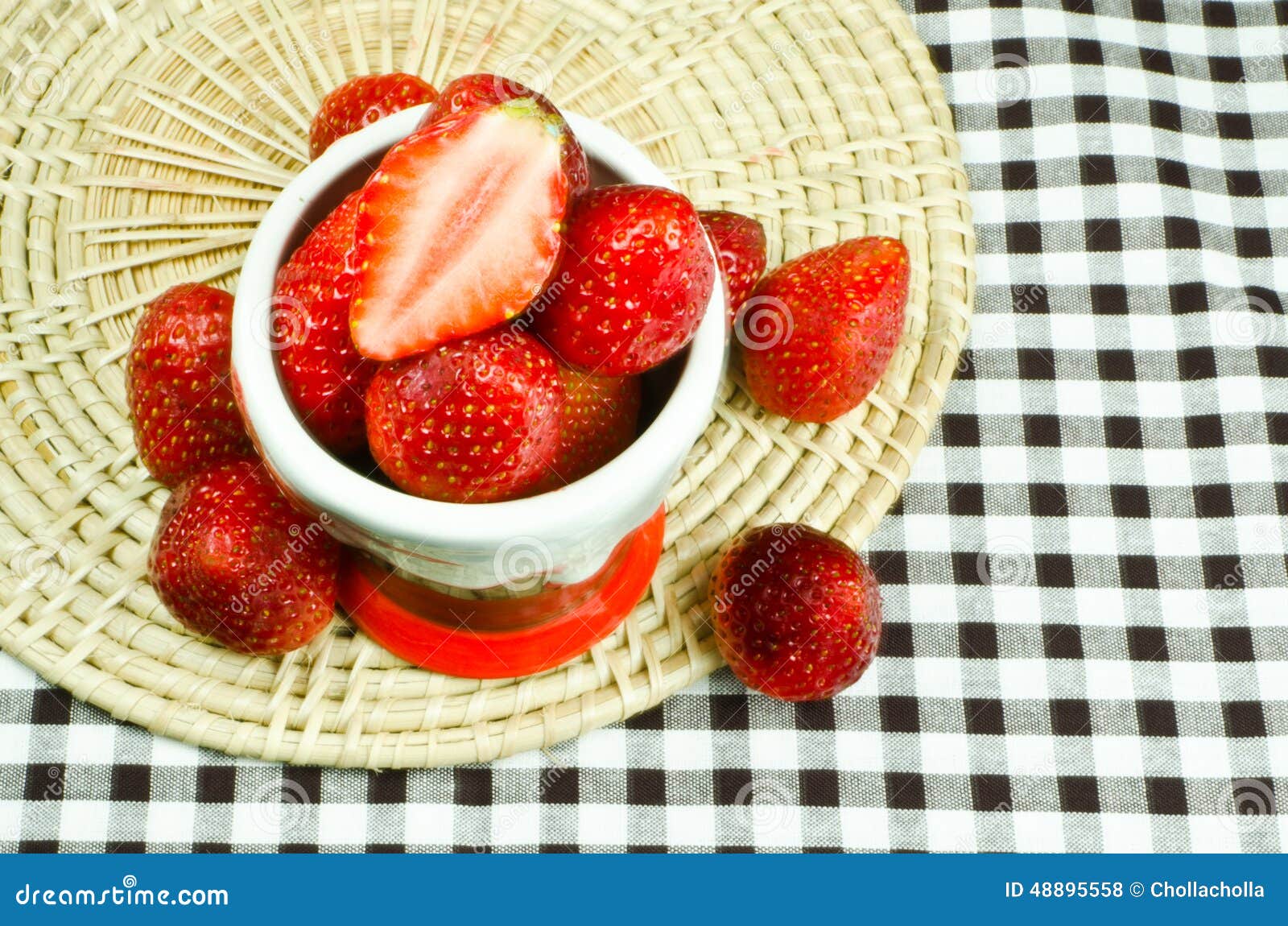 Fresh strawberries stock photo. Image of ripe, closeup - 48895558