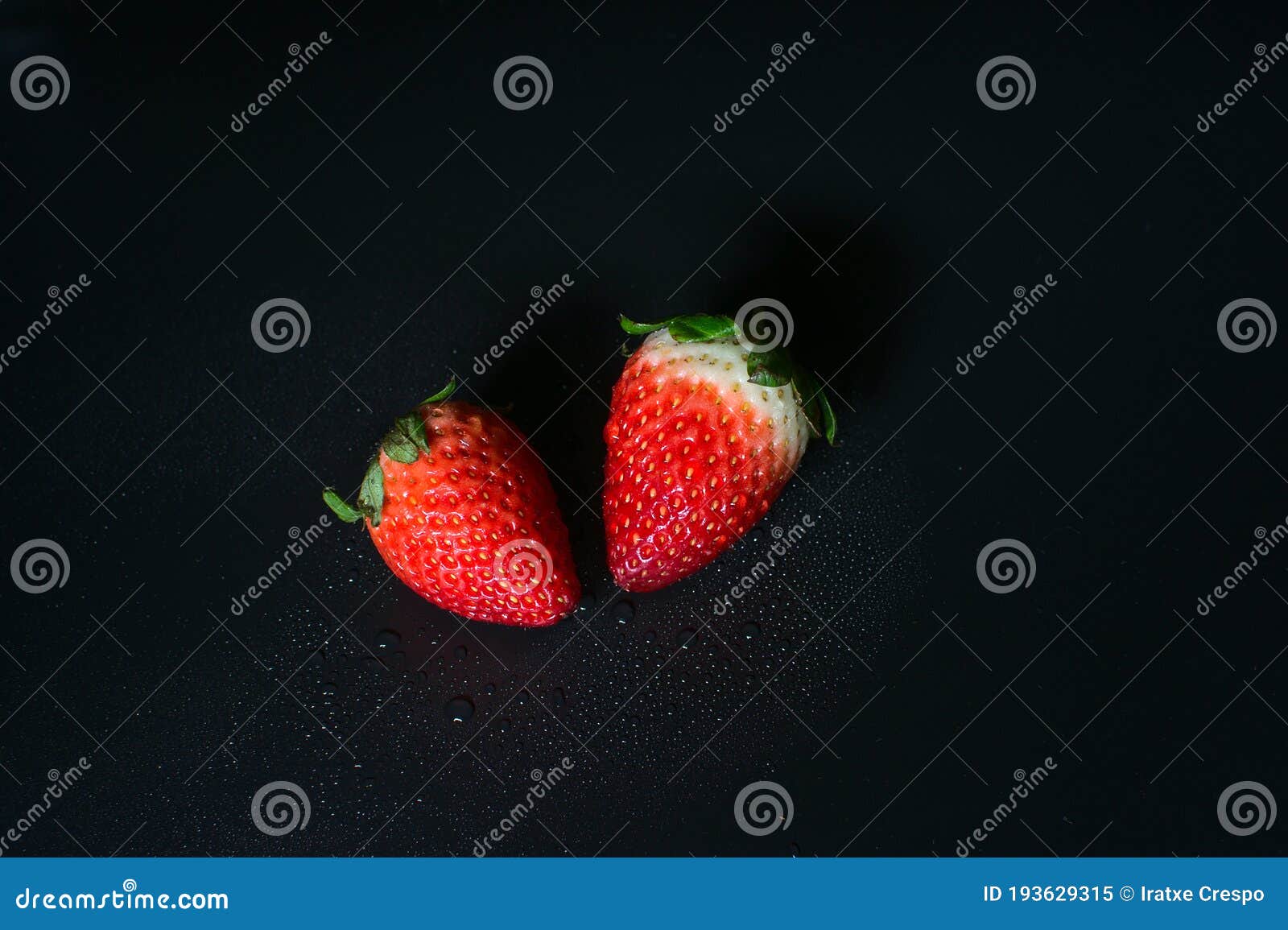 Fresh Strawberries in Low Key Stock Image - Image of smell, lowkey ...