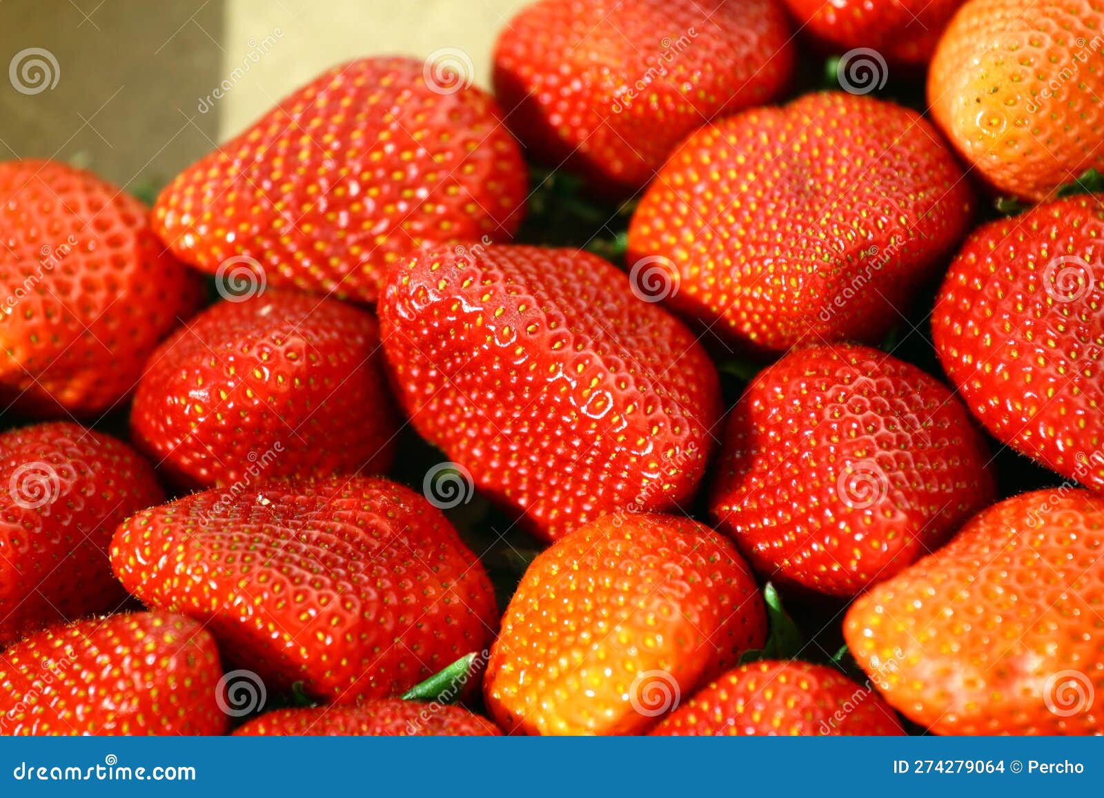 Fresh Strawberries from the Store Stock Photo - Image of breakfast ...