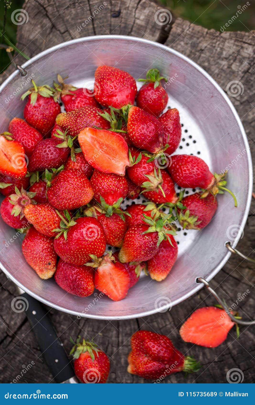 Fresh Strawberries, Top View Stock Image - Image of delicious, fresh ...